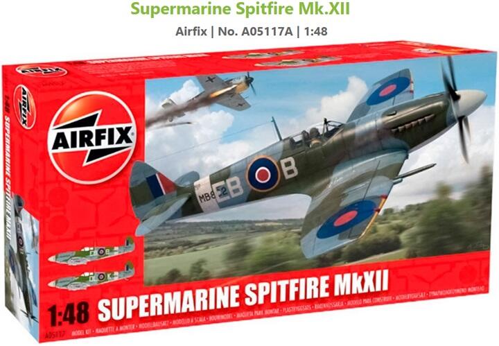 Airfix 1/48 Spitfire Mk.12 (噴火12 型) 塑膠組裝模型_A05117 | 露天市集 | 全台最大的網路購物市集