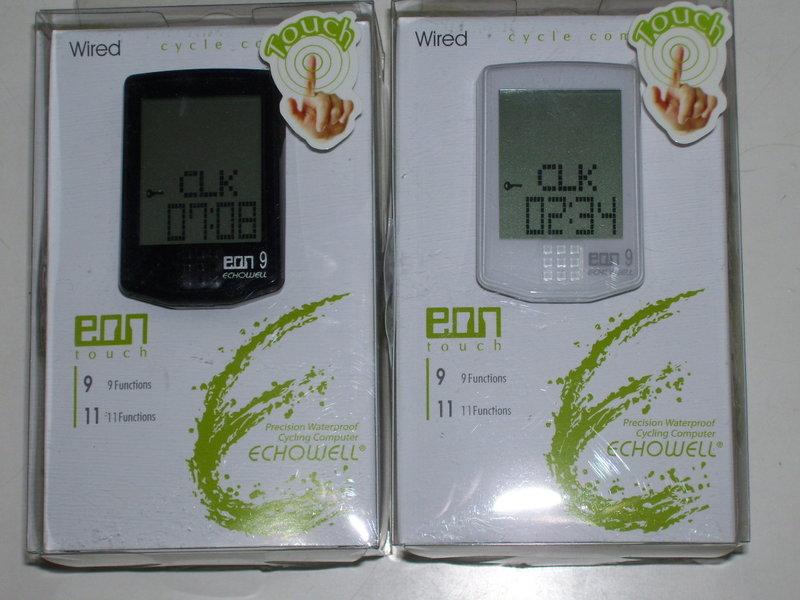 政點台北單車坊】》全新 ECHOWELL EON 9 觸控式冷光有線碼錶 (黑/白) | 露天市集 | 全台最大的網路購物市集