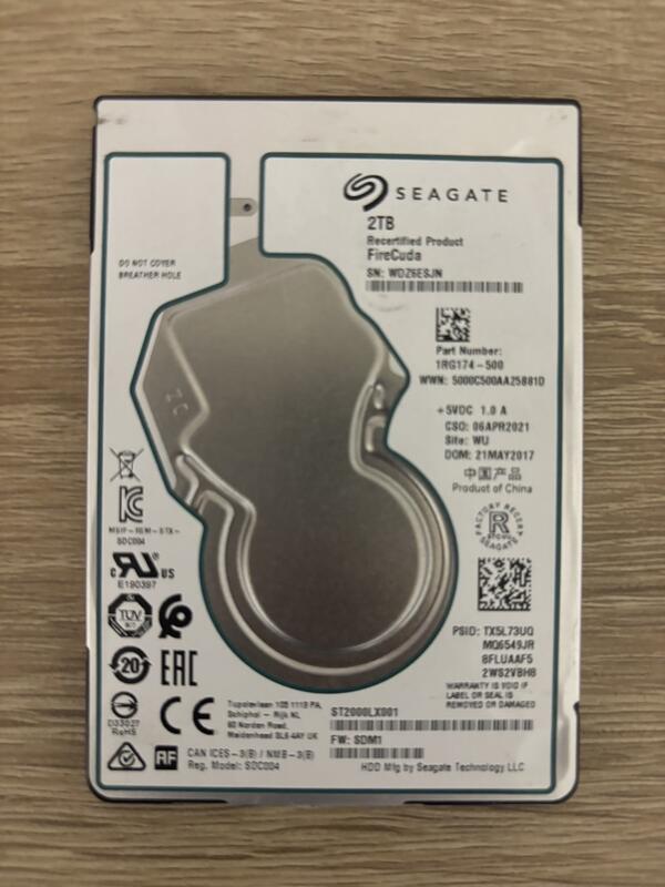 ~二手~ 希捷 2TB+8G SSD 火梭魚 2.5吋固態混合硬碟 ST2000LX001 混合碟 2.5吋 硬碟 | 露天市集 | 全台最大 ...