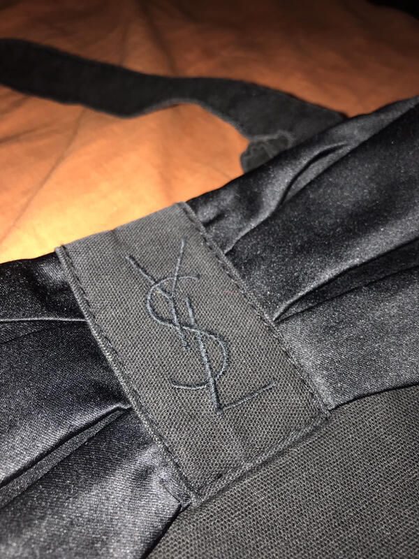 YSL 帆布包 絕版 刺繡 購物袋 手提袋 托特包 金色刺繡 厚實挺包 雜誌附錄包 手提包附錄包 雜誌包 外出包 | 露天市集 | 全台最大的 ...
