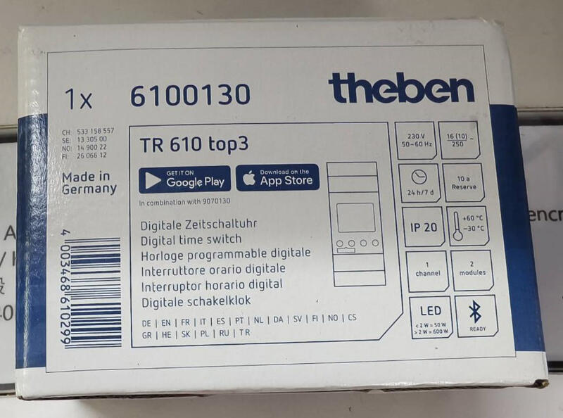 瘋狂買 德國 Theben 多段定時開關 TR610 top3 220V 一星期數位式定時器 鋰電池10年停電保留 特價 | 露天市集 | 全 ...
