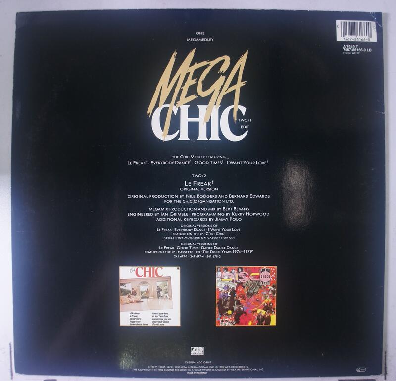 《二手英版單曲黑膠》Chic – Megachic 收錄迪斯可經典 Le Freak | 露天市集 | 全台最大的網路購物市集