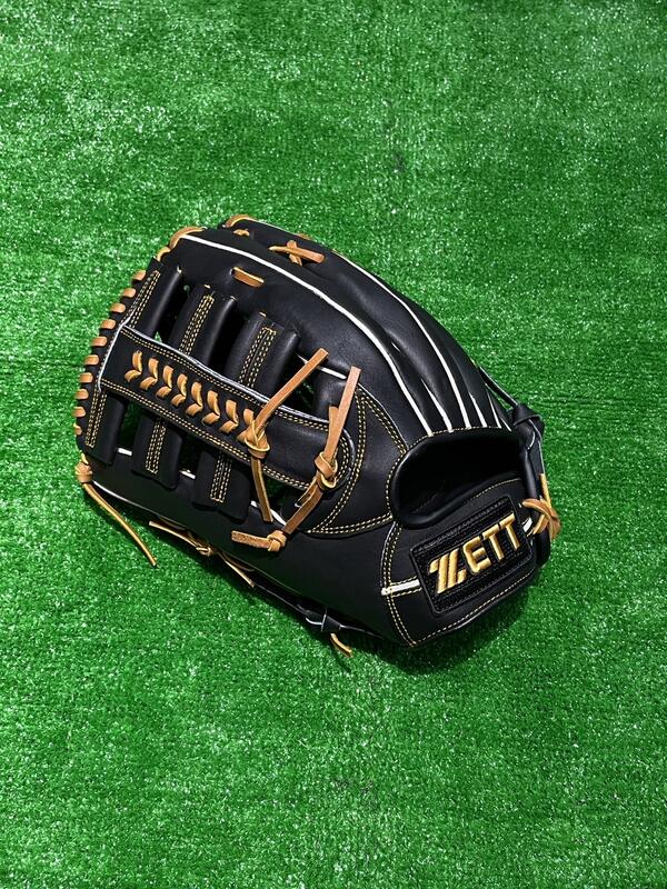 棒球世界 全新ZETT 812系列棒球壘球手套 特價BPGT-81237 外野手13吋黑色反手用 | 露天市集 | 全台最大的網路購物市集