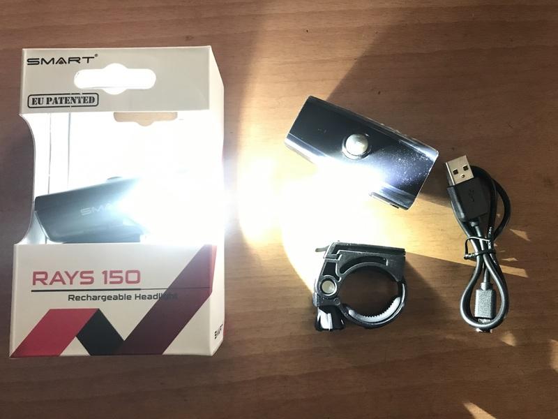 ☆夢想揚揚☆ SMART RAYS 150 USB充電 輕量高亮度廣角車前燈 150LM DOSUN参考 | 露天市集 | 全台最大的網路購物市集