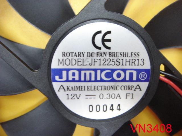 【全冠】JAMICON風扇12*12*2.5公分DC12V0.3A2線12公分風扇JF1225S1HR13(VN3408 | 露天市集 | 全 ...