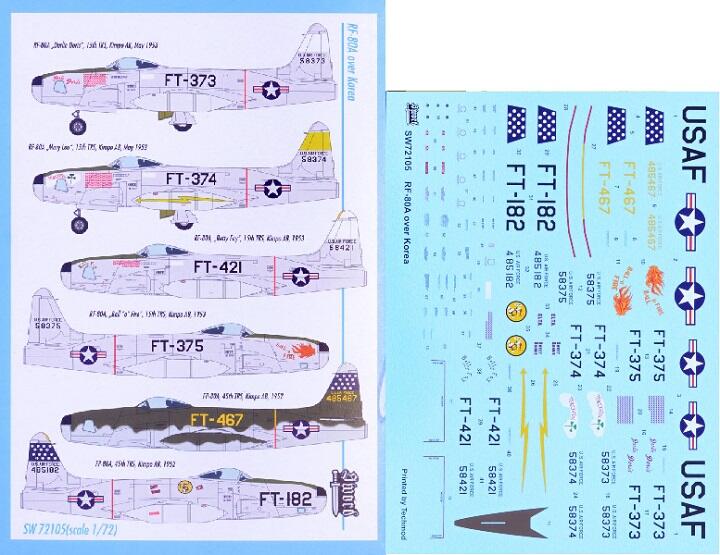 Sword 1/72 RF-80A Shooting Star 射星式偵查機 組裝模型_SW72105 | 露天市集 | 全台最大的網路購物市集