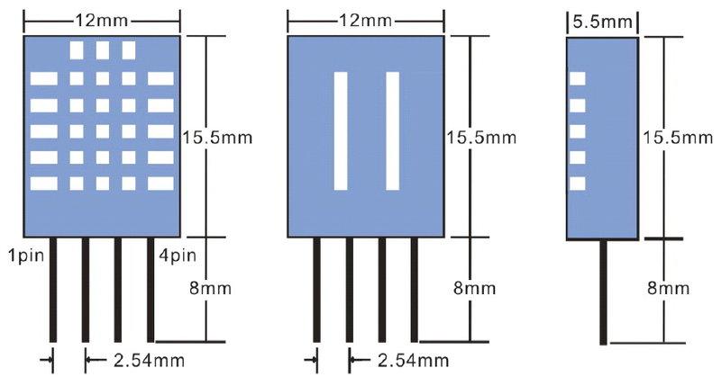 25 原廠 Arduino DHT11溫度/濕度二合一感測數位輸出器 AOSONG奧松 感測器 | 露天市集 | 全台最大的網路購物市集