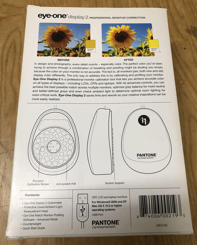 PANTONE eye-one display 2 螢幕色彩管理系統 / 校色器 | 露天市集 | 全台最大的網路購物市集