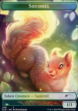 「紙牌屋」SLD 200 Foil Squirrel Token 英 閃卡 MTG | 露天市集 | 全台最大的網路購物市集
