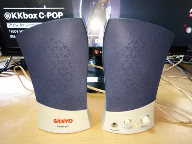 (K87)二手喇叭~三洋 SANYO 兩件式 SYSP-307~正常使用換下~ | 露天市集 | 全台最大的網路購物市集