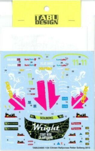 TABU24065 1/24 Citro?n DC3 WRX Rallycross Solberg (2013) | 露天市集 | 全台最大的 ...