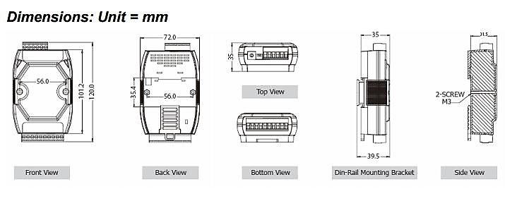 ICP CON I-7514U 2500VDC Isolated 4Channels RS-485 Hub 電子工業控制料件 | 露天市集 ...