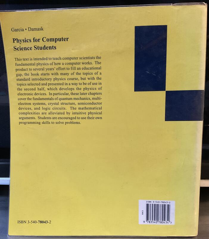 Physics for Computer Science Students (Garcia, Damask) | 露天市集 | 全台最大的網路購物市集