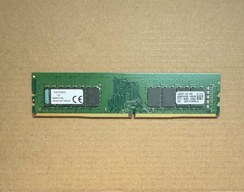 金士頓 DDR4 2133 16G 雙面 記憶體 KVR21N15D8/16 | 露天市集 | 全台最大的網路購物市集