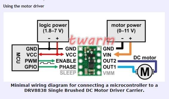 德源 含稅 DRV8838 Single Brushed DC Motor Driver Carrier(PI2990) | 露天市集 | 全 ...