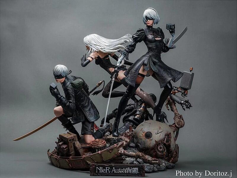 『胖虎館』代購 Prime 1 Studio P1S 尼爾 機械紀元 自動人形 2B A2 9S GK 雕像 完成品 | 露天市集 | 全台最大的網路購物市集