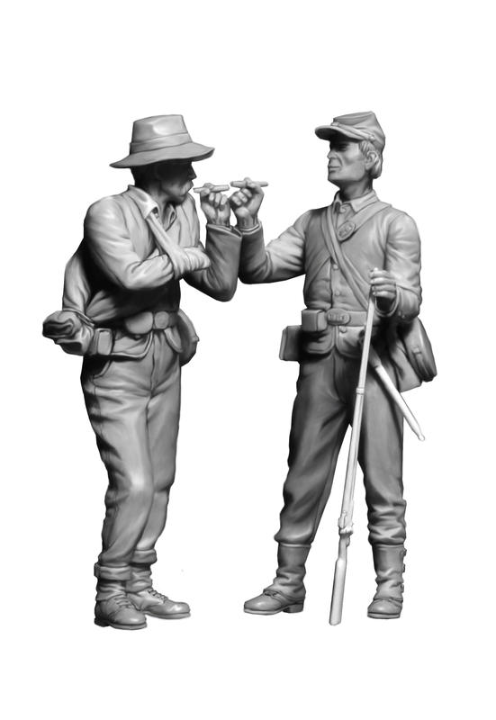 Master Box (MB) 1/35 35198 返家 兄弟聚首 戰爭結束 (美國內戰系列) (2人型) | 露天市集 | 全台最大的網路購物市集