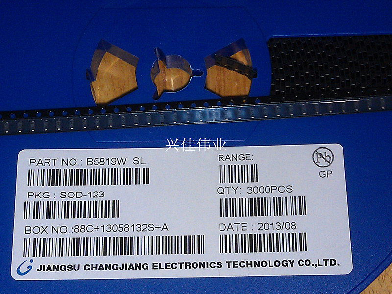 肖特基二極體 1N5819 B5819W SL絲印 SOD123體積 1206體積 盤505 [338172] | 露天市集 | 全台最大的 ...