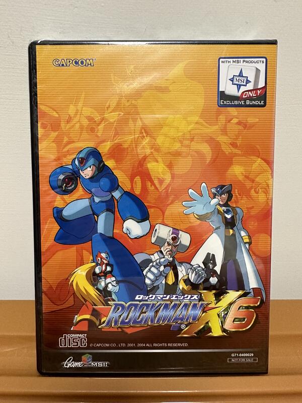 全新未拆 絕版 洛克人 ROCKMAN X6 PC版 MSI 微星 | 露天市集 | 全台最大的網路購物市集
