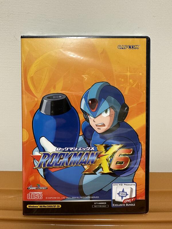 全新未拆 絕版 洛克人 ROCKMAN X6 PC版 MSI 微星 | 露天市集 | 全台最大的網路購物市集