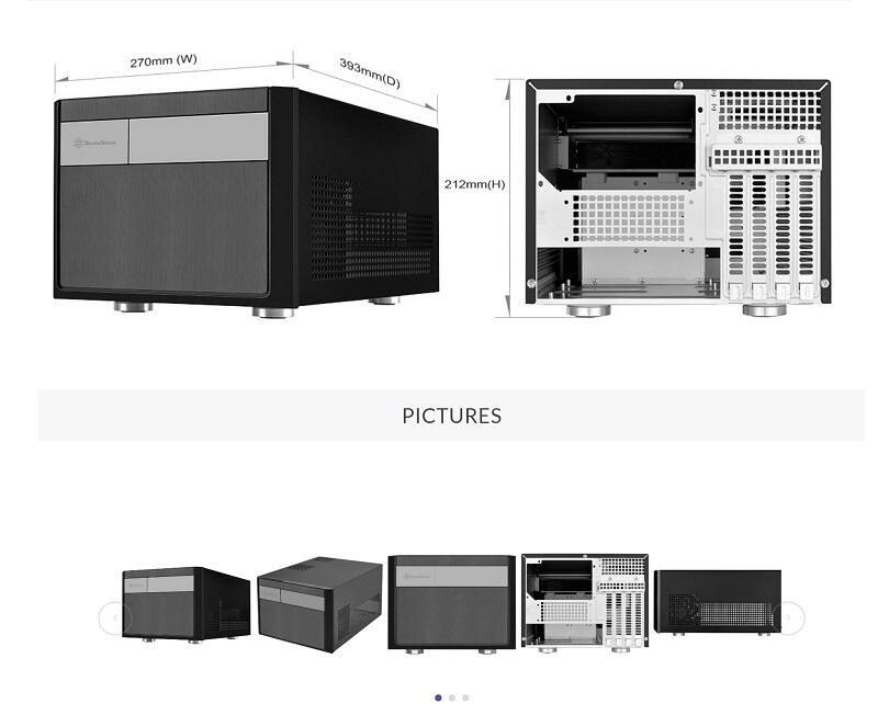 米特3C數位–SilverStone 銀欣 SG11 黑/電腦機殼/SST-SG11B | 露天市集 | 全台最大的網路購物市集