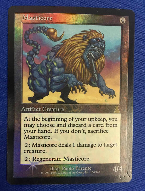 魔法部屋MTG閃卡售UDS天命之戰 Masticore 異獅 Foil【英文SP】 面交或另開賣場折扣3%限時特賣 | 露天市集 | 全台最大 ...