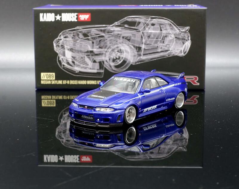 MASH 現貨特價 Mini GT 1/64 Nissan GT-R (R33) Kaido Works V2 藍 | 露天市集 | 全台最大 ...
