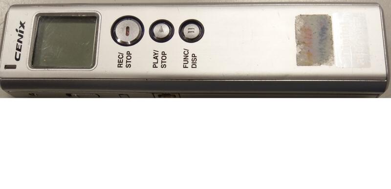 二手Cenix VR-P1790 數位錄音機(初步測試可錄音放因缺電池蓋當報帳零件品 | 露天市集 | 全台最大的網路購物市集