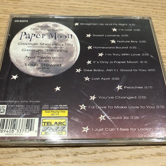 George Shearing Trio - Paper Moon (Music of Nat King Cole) | 露天市集 | 全台最 ...