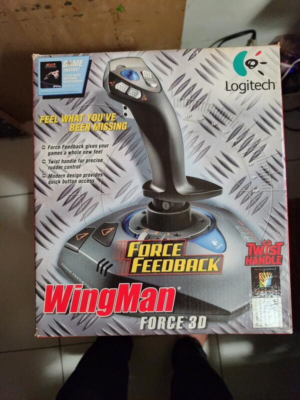 羅技 Wingman force 3D Force feedback 飛行搖桿 | 露天市集 | 全台最大的網路購物市集