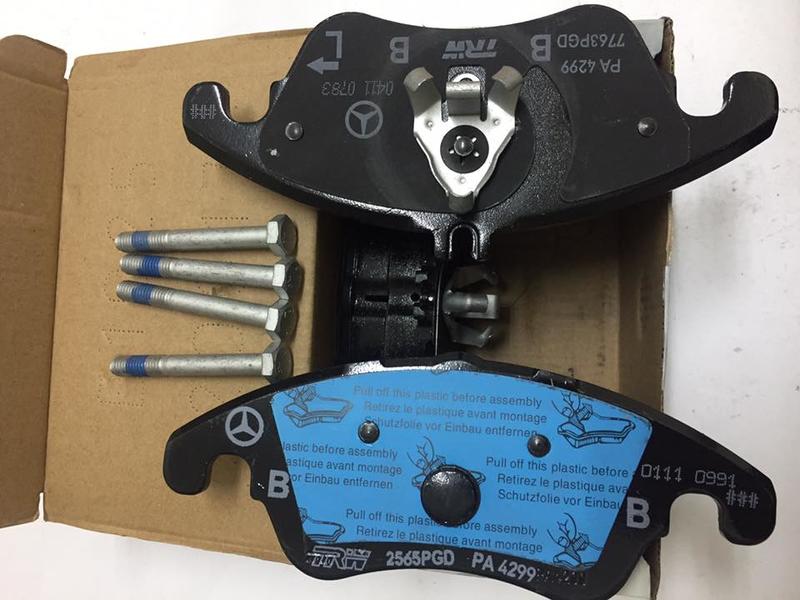 【88機油】BENZ 原廠 A0074207520 前煞車來令片,W204,W211,W212 | 露天市集 | 全台最大的網路購物市集