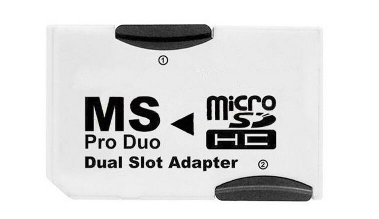 促銷 雙插卡 Micro SD / SDHC 轉 MS PRO DUO 雙轉卡 PSP 轉接卡 | 露天市集 | 全台最大的網路購物市集