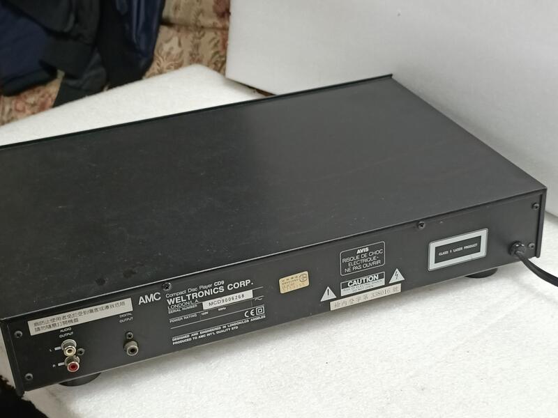編號1000/英國AMC CD9播放機無遙控器，圖片實物拍照，提問前請先詳閱物品說明,內有詳述，虧售3000元 | 露天市集 | 全台最大的 ...
