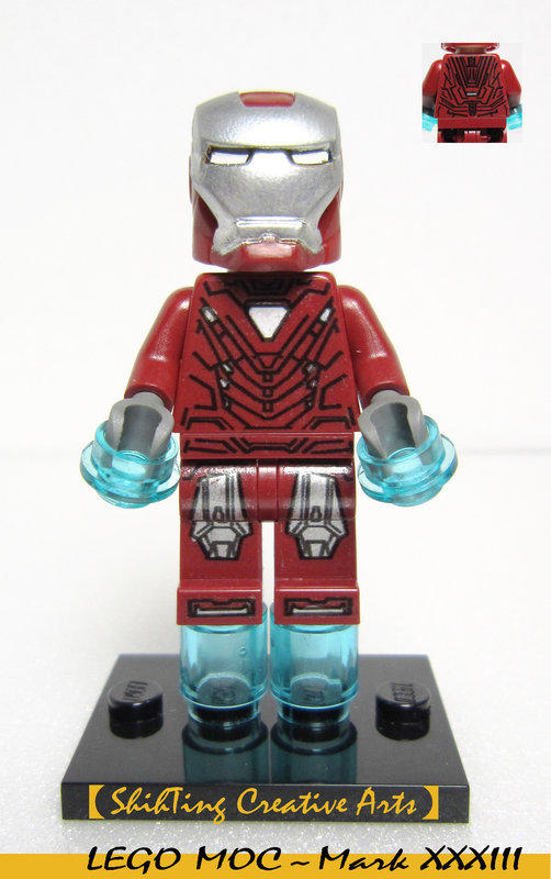 LEGO樂高鋼鐵人(Mark33 銀白夫長)正版LEGO人偶 ~MOC | 露天市集 | 全台最大的網路購物市集