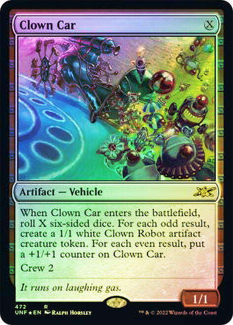 [ALG卡牌專門] UNF Galaxy Foil Clown Car 英文 銀河閃 | 露天市集 | 全台最大的網路購物市集