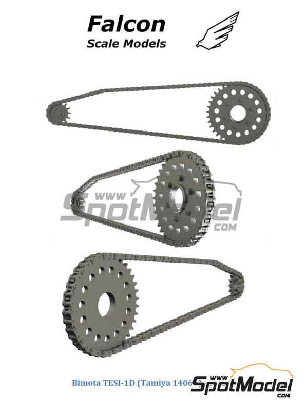 Falcon FSM18: Chain set 1/12 scale - Bimota Tesi 1D 906 SR | 露天市集 | 全台最 ...