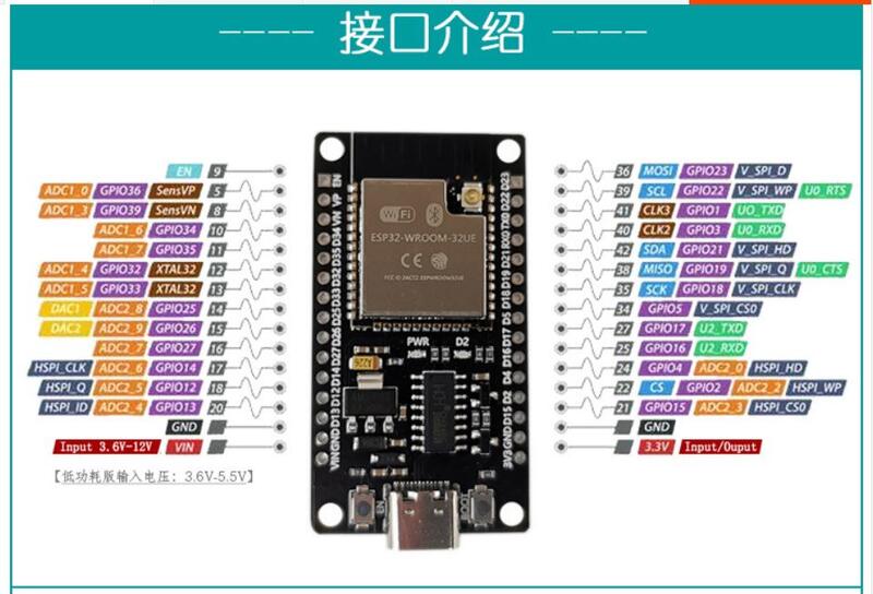 ESP32UE開發板 30腳位Wroom MCU 可外接天線ESP-32模組適用Arduino開發物聯網IOT | 露天市集 | 全台最大的 ...