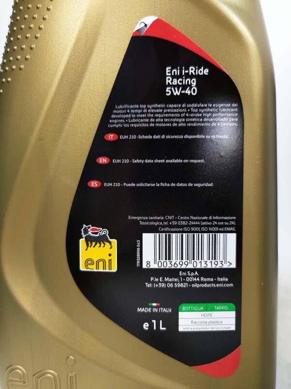 『油工廠』eni i-Ride MOTO 4T racing 5W40 機車/重機 長效合成 機油 AGIP 5W-40 | 露天市集 | 全 ...