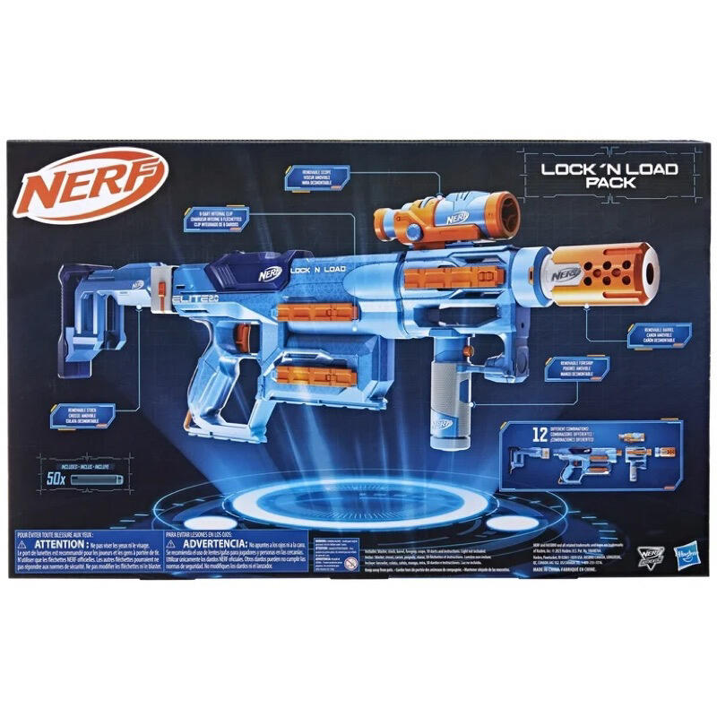 現貨不用等 橙橘機 超值組合包 Nerf Elite 2.0 Lock N Load Pack Blaster | 露天市集 | 全台最大的 ...