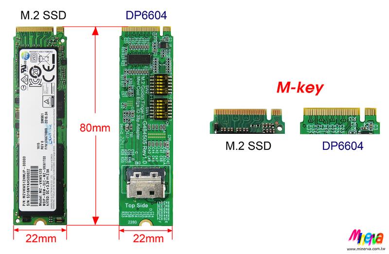 M.2 M-key PCIe 4.0 with ReDriver for MCIO 38P | 露天市集 | 全台最大的網路購物市集