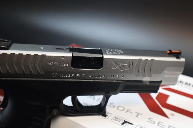 【翔準AOG】WE XDM 4.5 瓦斯槍 銀黑 春田授權刻印 GBB手槍D-02-8011 SpringField A | 露天市集 | 全台最大的網路購物市集