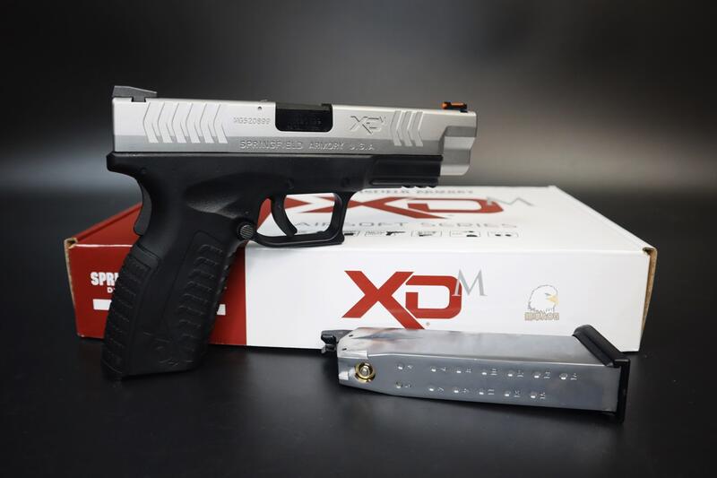 【翔準AOG】WE XDM 4.5 瓦斯槍 銀黑 春田授權刻印 GBB手槍D-02-8011 SpringField A | 露天市集 | 全台最大的網路購物市集