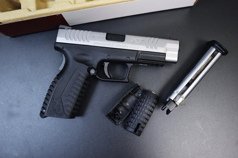【翔準AOG】WE XDM 4.5 瓦斯槍 銀黑 春田授權刻印 GBB手槍D-02-8011 SpringField A | 露天市集 | 全台最大的網路購物市集