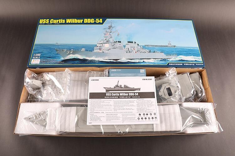 Trumpeter 小號手 1/200 美國 DDG-54 柯蒂斯威爾伯號 伯克級 神盾導彈驅逐艦 組裝模型 62007 | 露天市集 | 全 ...