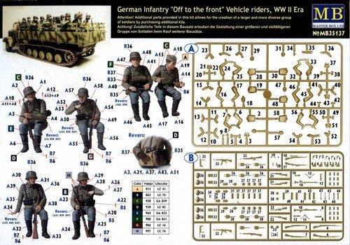 Master Box (MB) 1/35 35137 二戰德軍士兵車輛乘員 | 露天市集 | 全台最大的網路購物市集