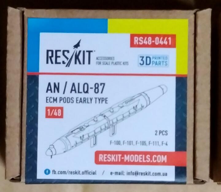 RES/KIT 1/48 AN/ALQ-87 (EARLY) ECM pod 電子反制筴艙 樹脂改套_RS48-0441 | 露天市集 | 全 ...