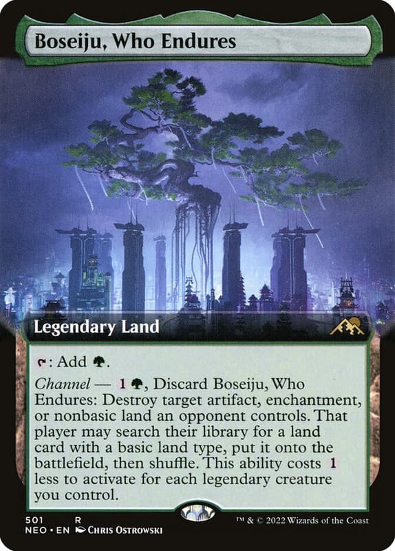 [幻想卡鋪] NEO 神河霓朝紀 501 R Foil Boseiju, Who Endures 曆祚母聖樹 | 露天市集 | 全台最大的網路購物市集
