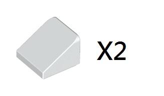 全新LEGO樂高白色小斜角(2個3元)【54200】White Slope 30 1x1x 2/3 4504369 | 露天市集 | 全台最大 ...