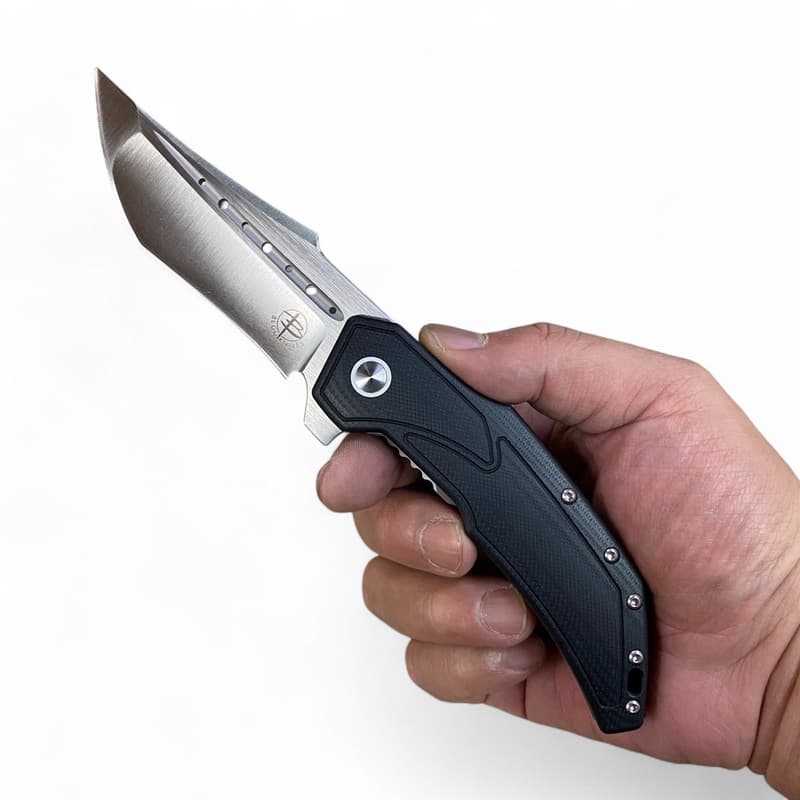 【瑞棋精品名刀】BEGG BG008 Astio Framelick Black D2鋼/Tanto刃折刀 | 露天市集 | 全台最大的網路購物市集