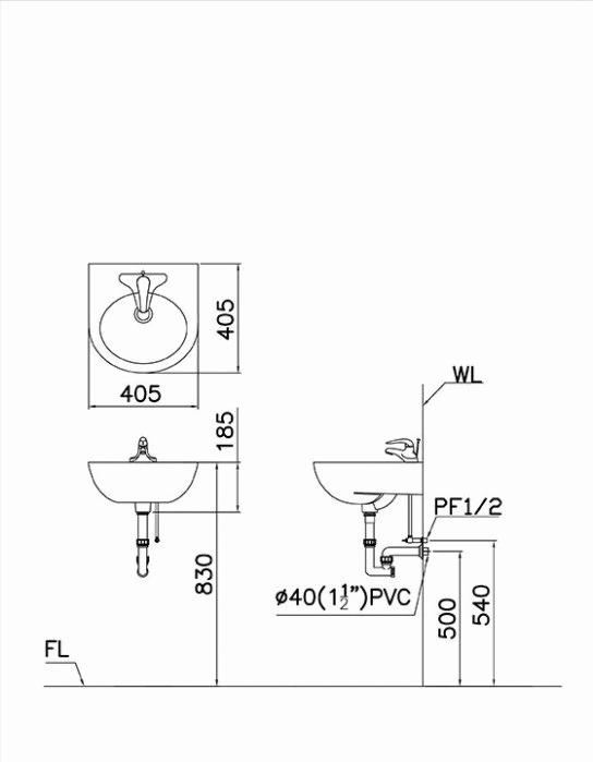 大鯊魚水電廣場】Caesar 凱撒衛浴 L2140D / B202C 面盆 洗臉盆 含4"龍頭 | 露天市集 | 全台最大的網路購物市集